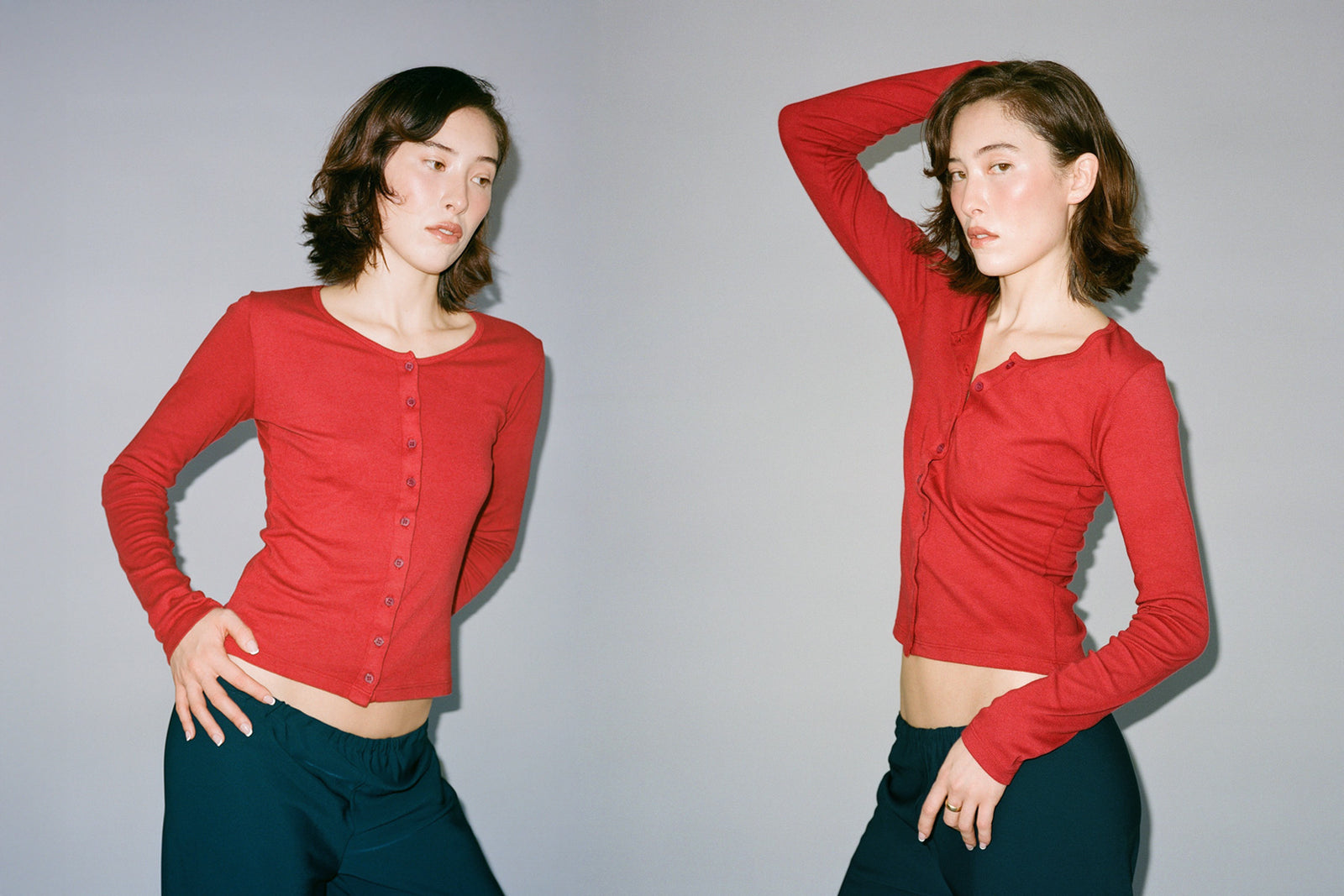 Celine Half-Sleeve Top - Tomate | GIL RODRIGUEZ